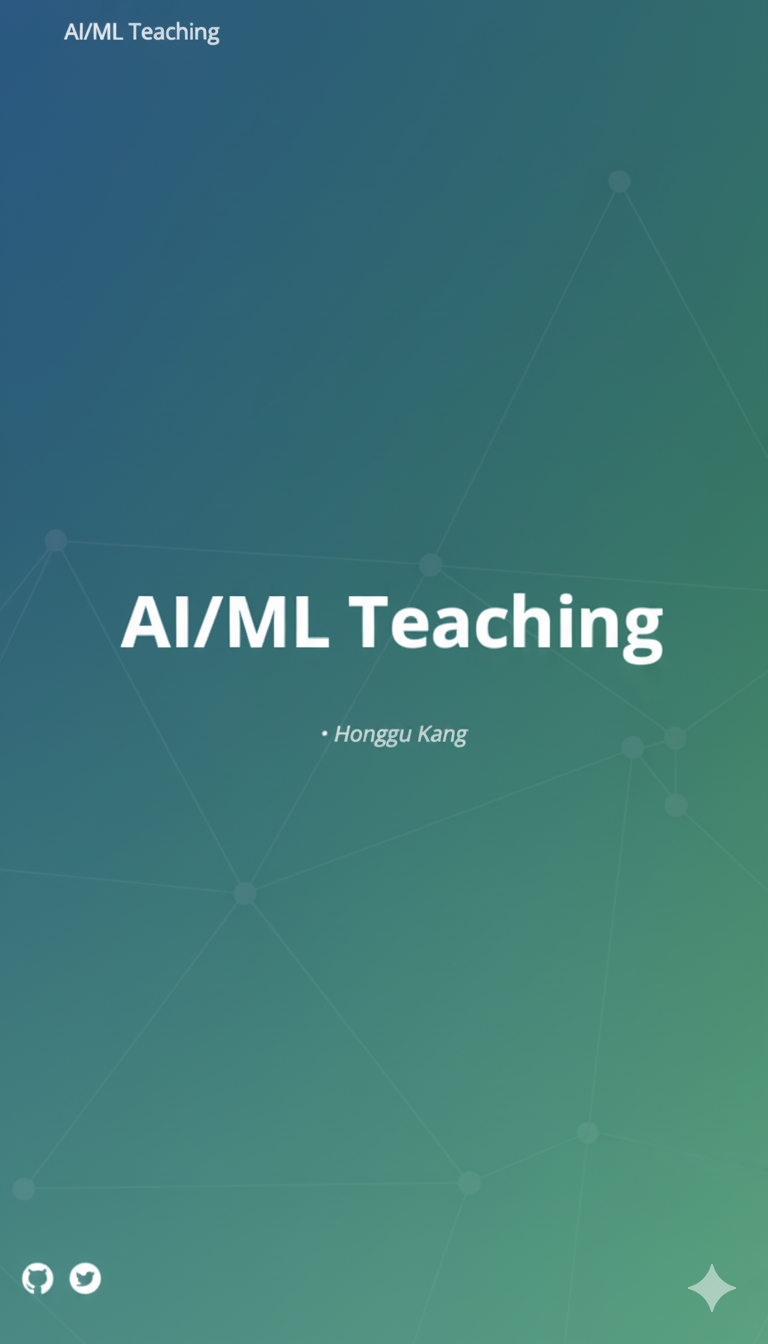 AI/ML Teaching